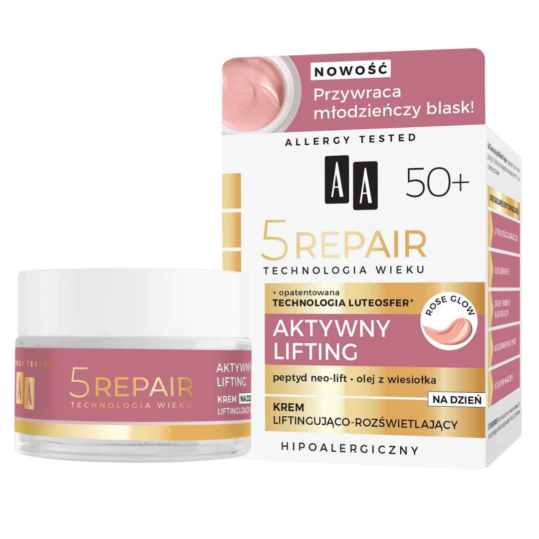 AA50+ ACTIVE DAYTIME LIFTING -AA50+ AKTYWNY LIFTING NA DZIEN (50ML ...