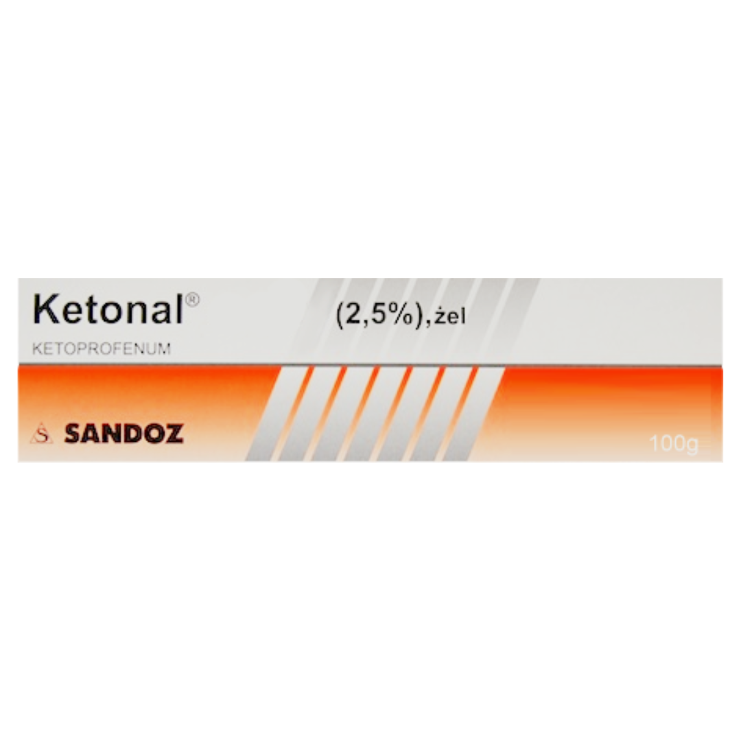 KETONAL GEL 2.5% - KETONAL ŻEL (100GR) – Pierogi Store