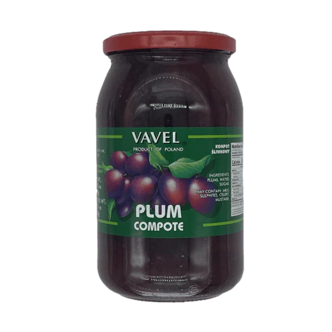 Vavel Plum Compote - Kompot Śliwkowy (900g) – Pierogi Store