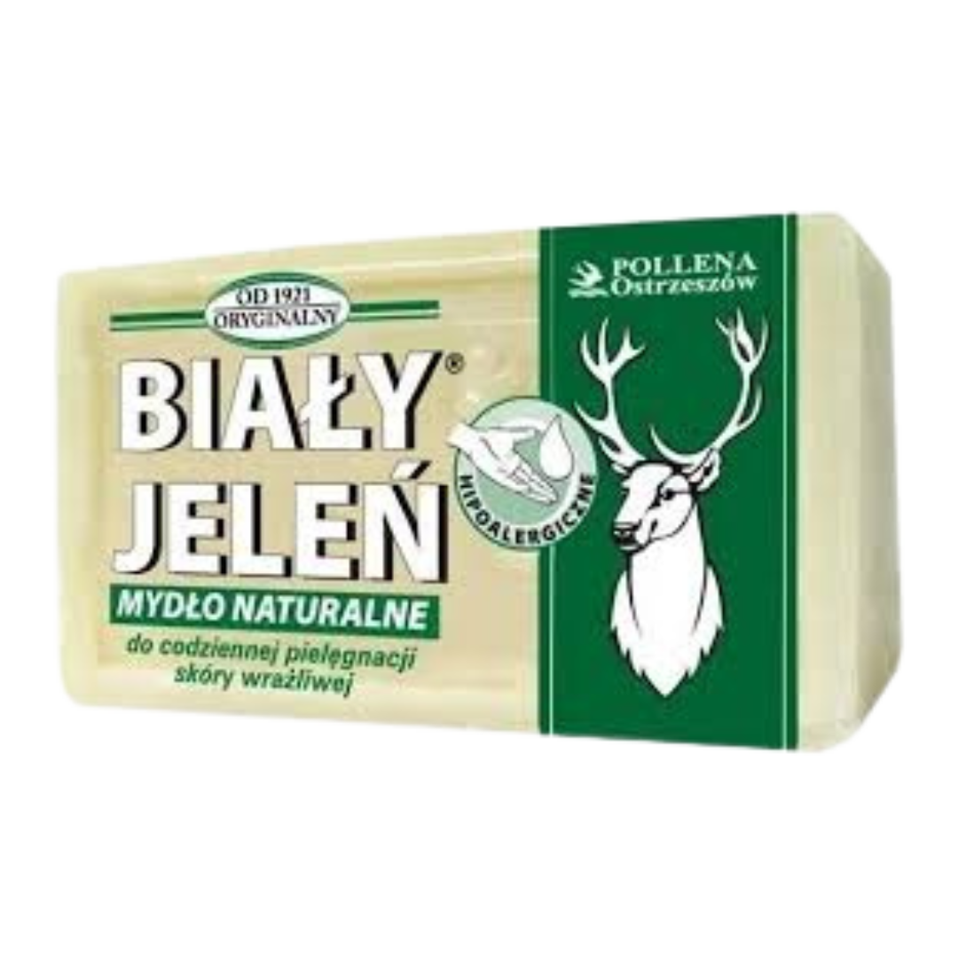 WHITE DEER SOAP CUBE 190G-BIALY JELEN MYDLO KOSTKA (190G) – Pierogi Store