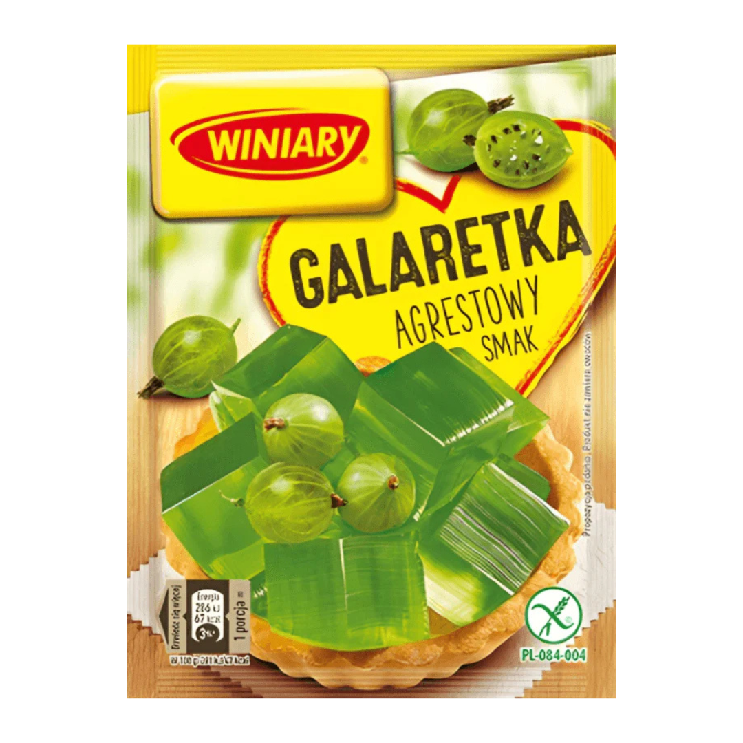 Winiary Gooseberry Jelly - Galaretka Agrestowa (72g) – Pierogi Store