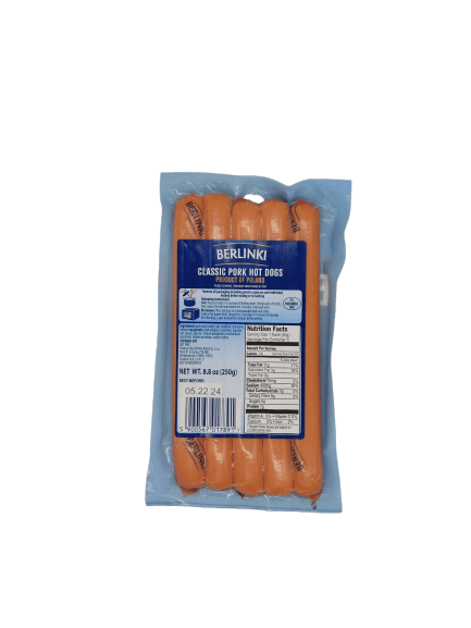 Berlinki Sausages Classic - Parówki Klasyczne (250g) – Pierogi Store