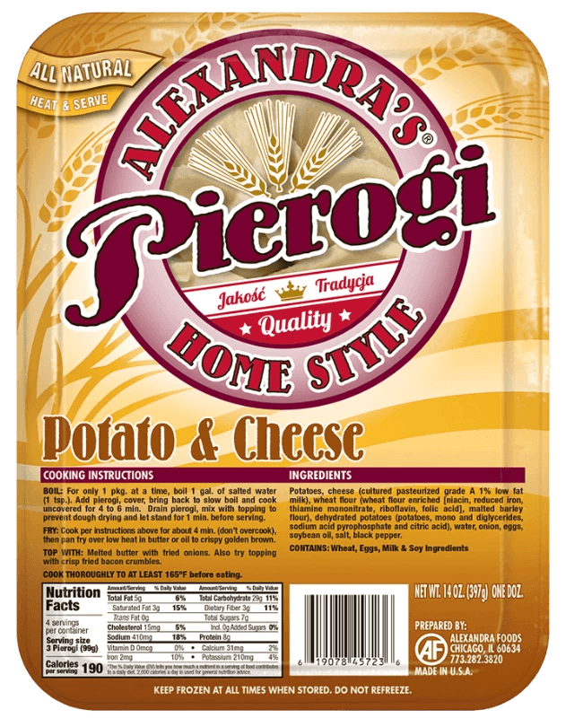 Pierogi "Ruskie" Potato & Cheese - Pierogi Ruskie (12pcs) – Pierogi Store