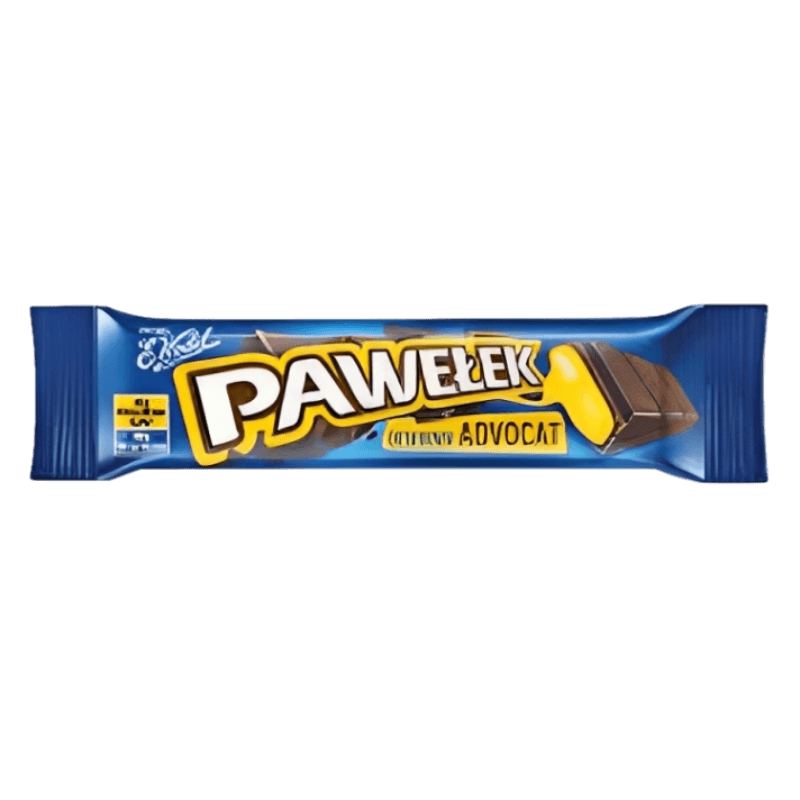 Wedel Pawełek Chocolate Advocat - Batonik Czekoladowy o Smaku Advocat ...