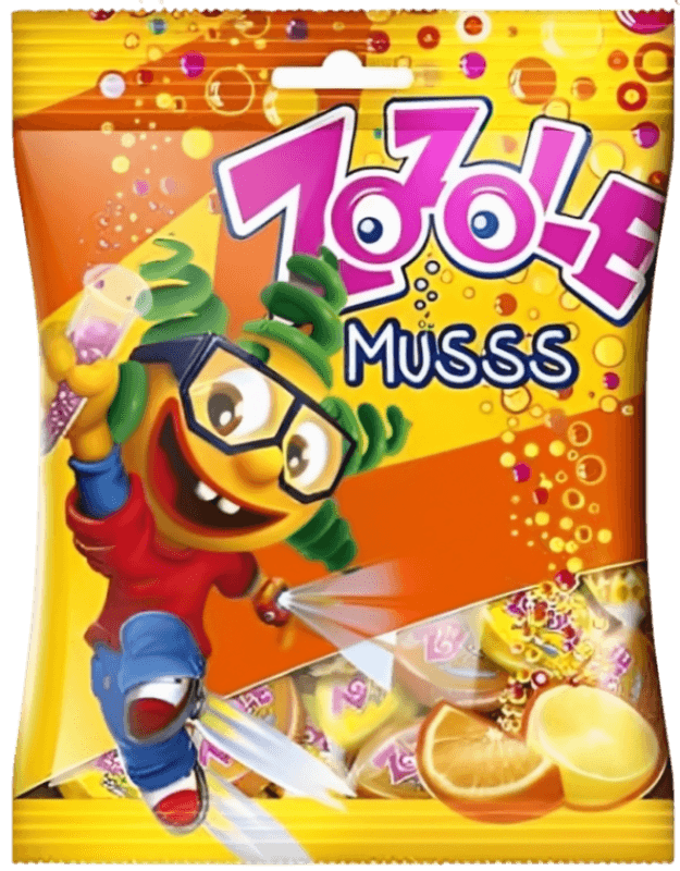 Zozole Musss Lemon and Orange - Cukierki Musujące (75g) – Pierogi Store